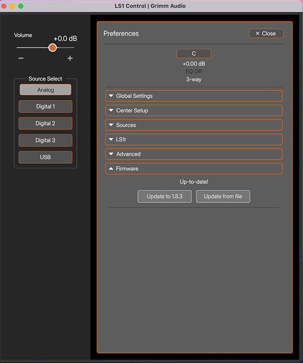 Grimm Audio LS1c active loudspeaker system Measurements | Stereophile.com